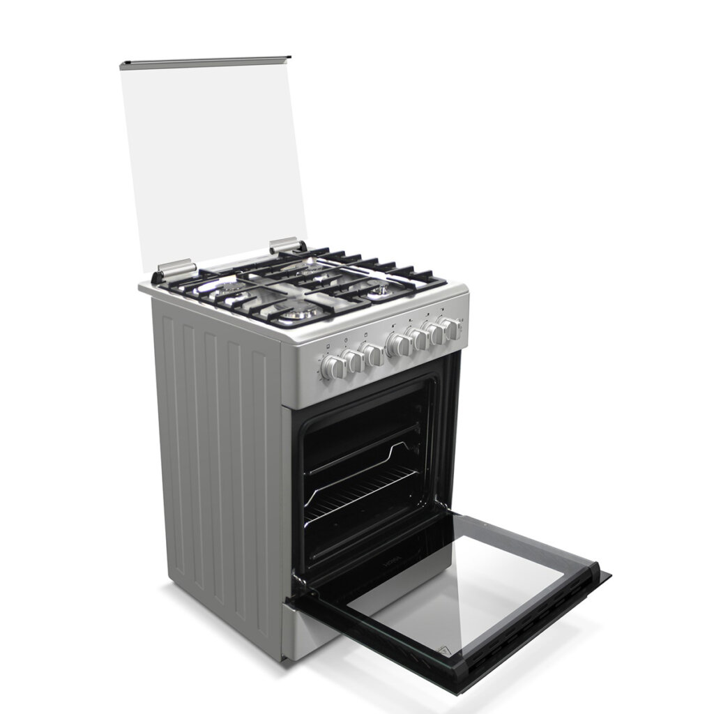 Haier 4 Gas 60X60 Cooker with Electric Oven - HCR2040EES