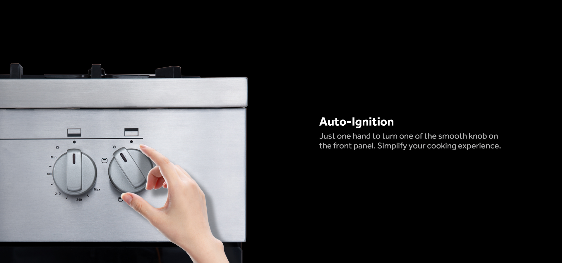 Haier 4 Gas 60X60 Cooker with Electric Oven - HCR2040EES