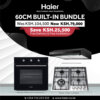 Haier 60cm Complete Built-in Bundle: 60cm Hood + 60cm 4 burner built-in ...