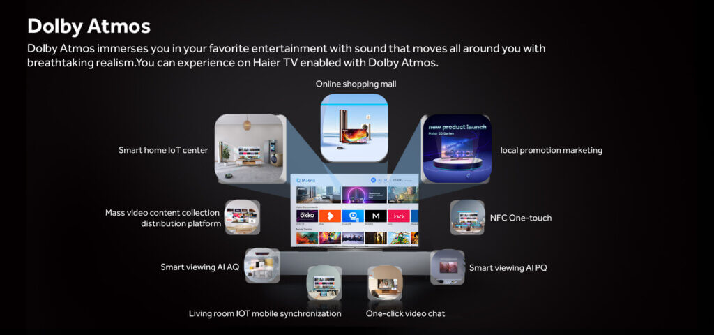Haier 65" 4K OLED Android AI Smart Television H65S9UG PRO - Haier