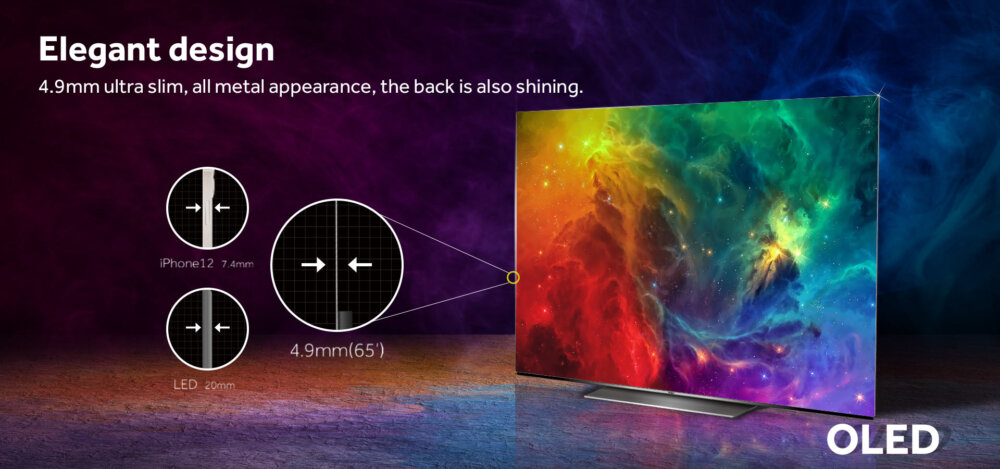 Haier 65" 4K OLED Android AI Smart Television H65S9UG PRO - Haier