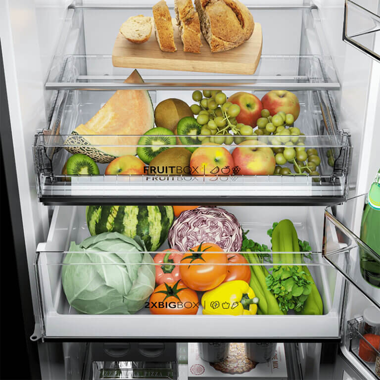 Haier 346L Bottom Mount Fridge Black HRB-3664PKG Inverter/No Frost in Kenya