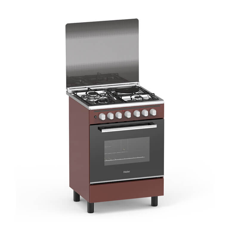 Haier 3 Gas + 1 Electric 60X60 Cooker with Electric Oven - HCR2031EED1 ...