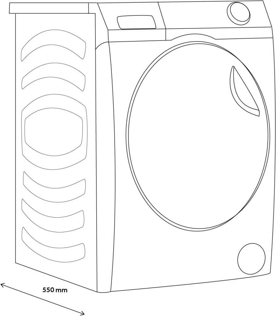 Haier 10kg Wash 6kg Dry WiFi Smart Front Load Washing Machine - HWD100 ...